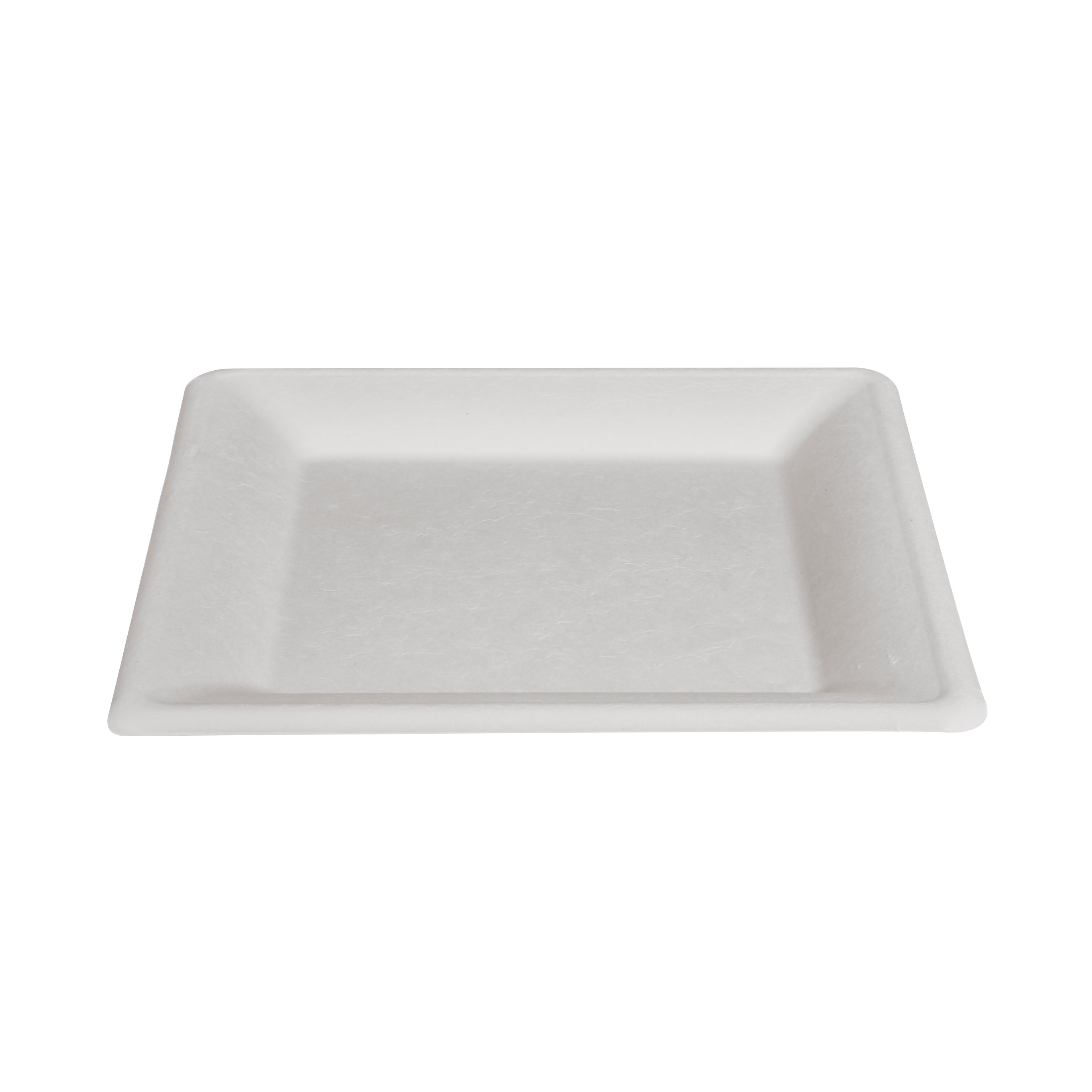 China 10inch White Square Party Sugarcane Bagasse Pulp Molding ...